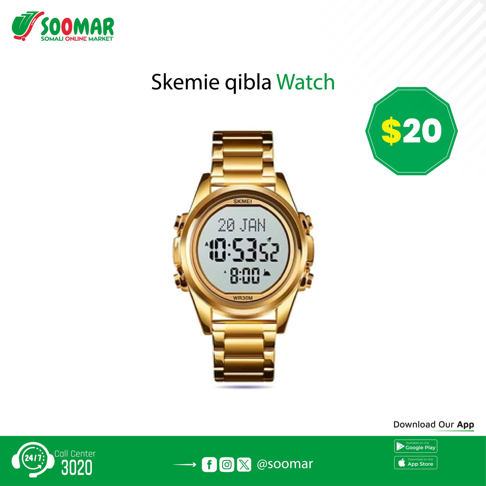 Skemie qibla watch - Goobta - Somalia's No.1 Classified Site